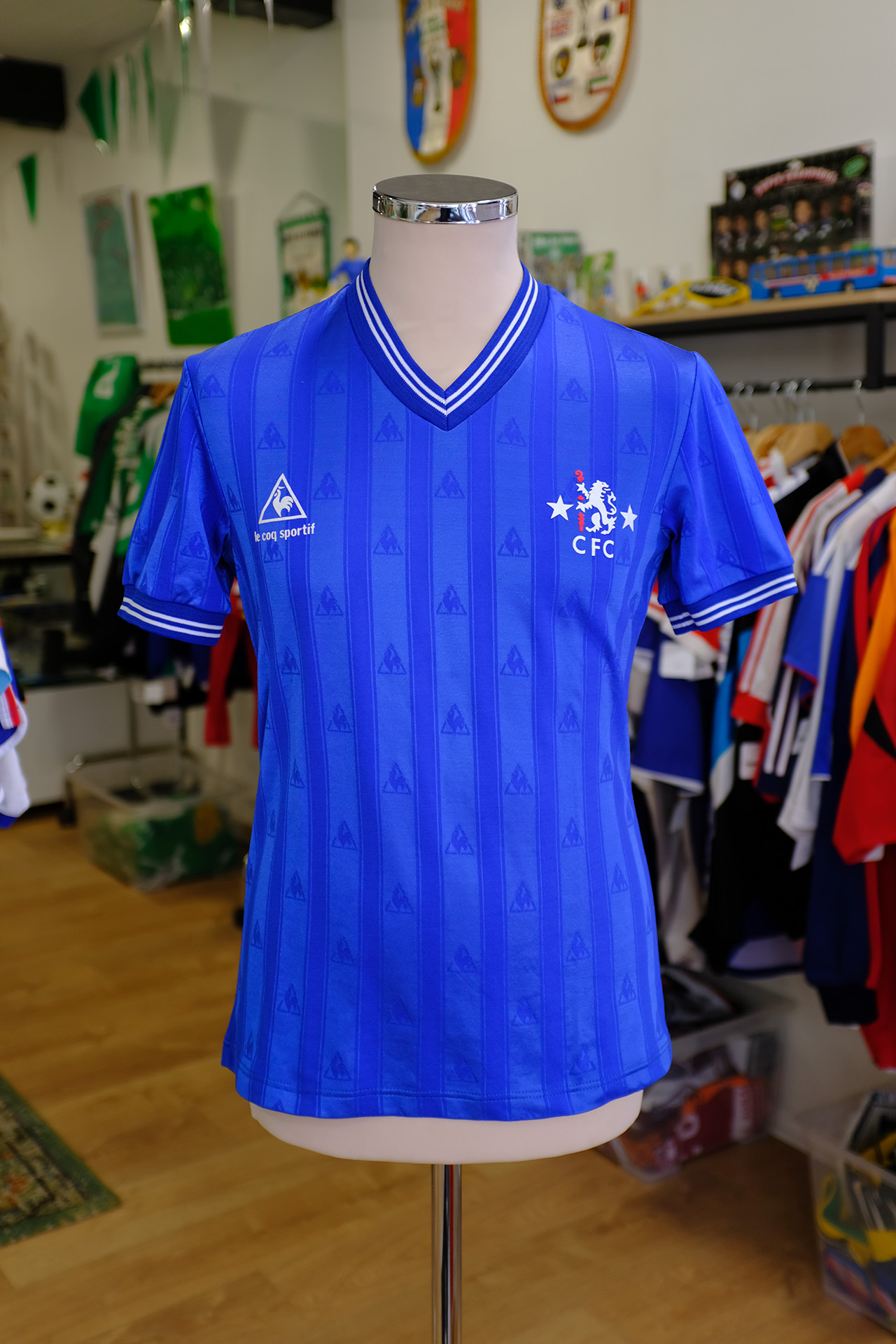 Maillot Chelsea FC vintage 1985-1986 - Taille M - TRINCAMP