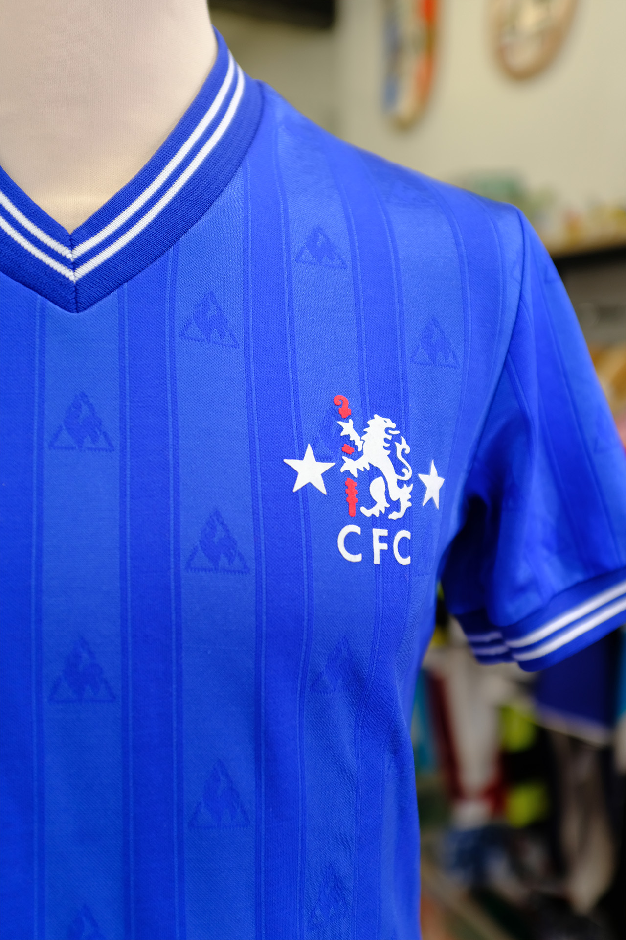 Maillot Chelsea FC vintage 1985-1986 - Taille M - TRINCAMP
